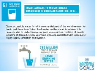 clean water and sanitation | PPTX