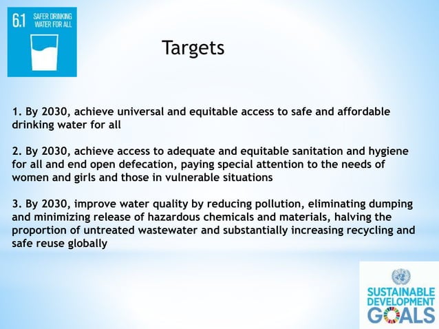 clean water and sanitation | PPTX