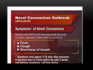 Coronavirus diease, Symptom & Prevention | PPT