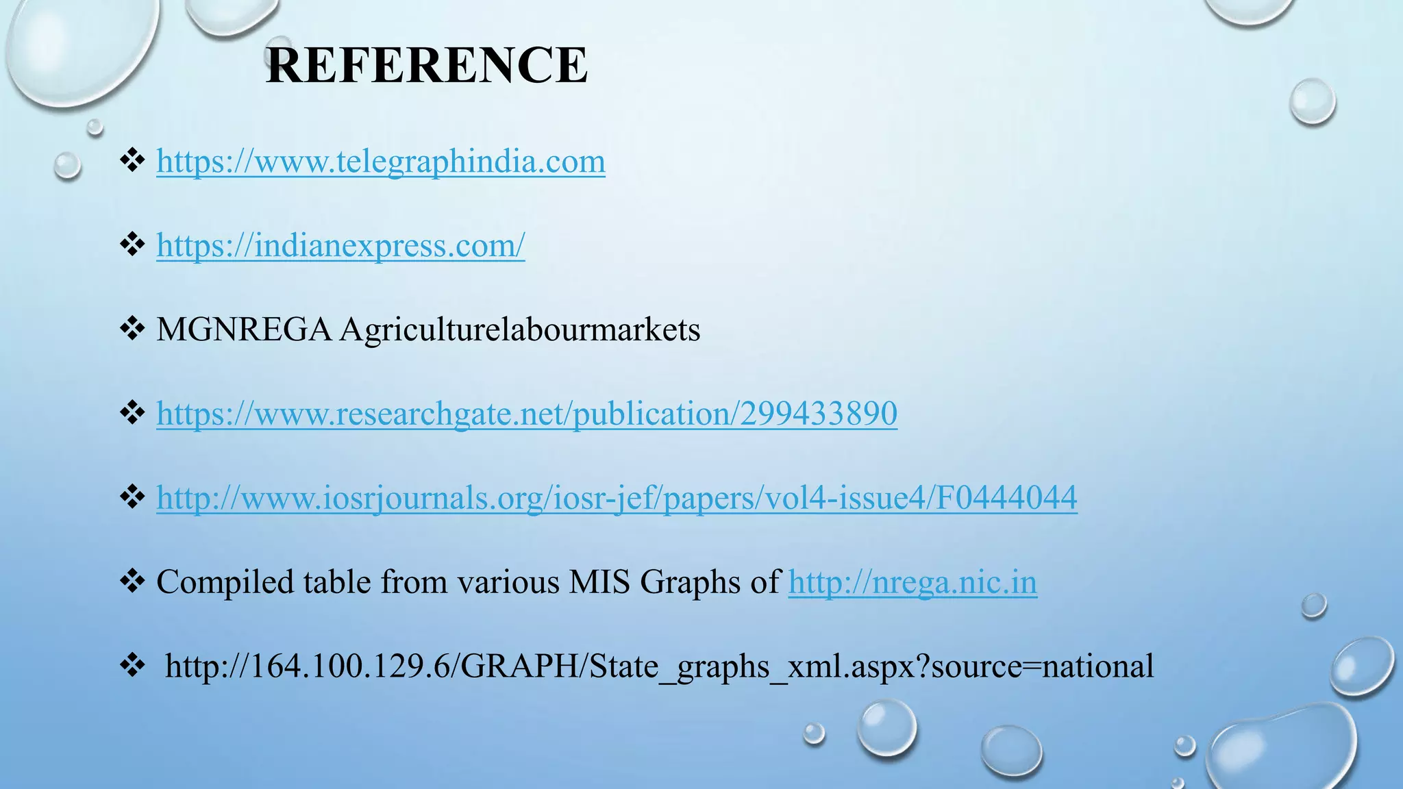 Impact of MGNREGA Scheme | PPTX
