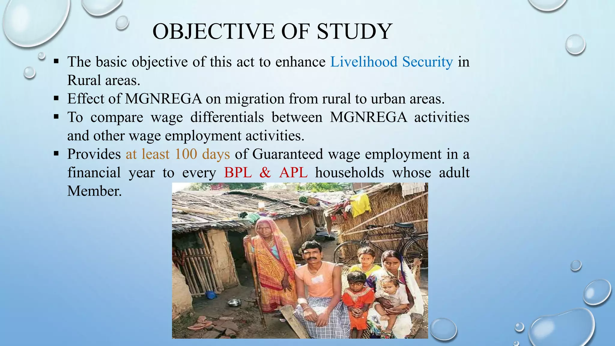 Impact of MGNREGA Scheme | PPTX | Government Support and Welfare | Financial Assistance