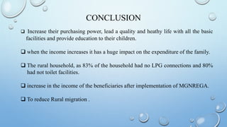 Impact of MGNREGA Scheme | PPTX