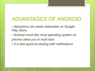 Android Os (operating system) | PPT