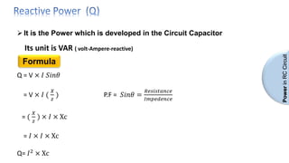 Power in RC circuit | PPTX | Radio Control | Hobbies & Interests