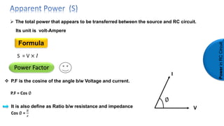 Power in RC circuit | PPTX | Radio Control | Hobbies & Interests