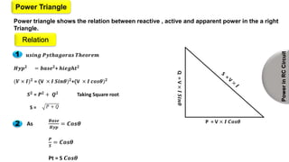 Power in RC circuit | PPTX | Radio Control | Hobbies & Interests