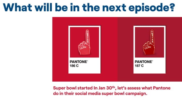 The integrated Campaign: Pantone annual color launching | PPT