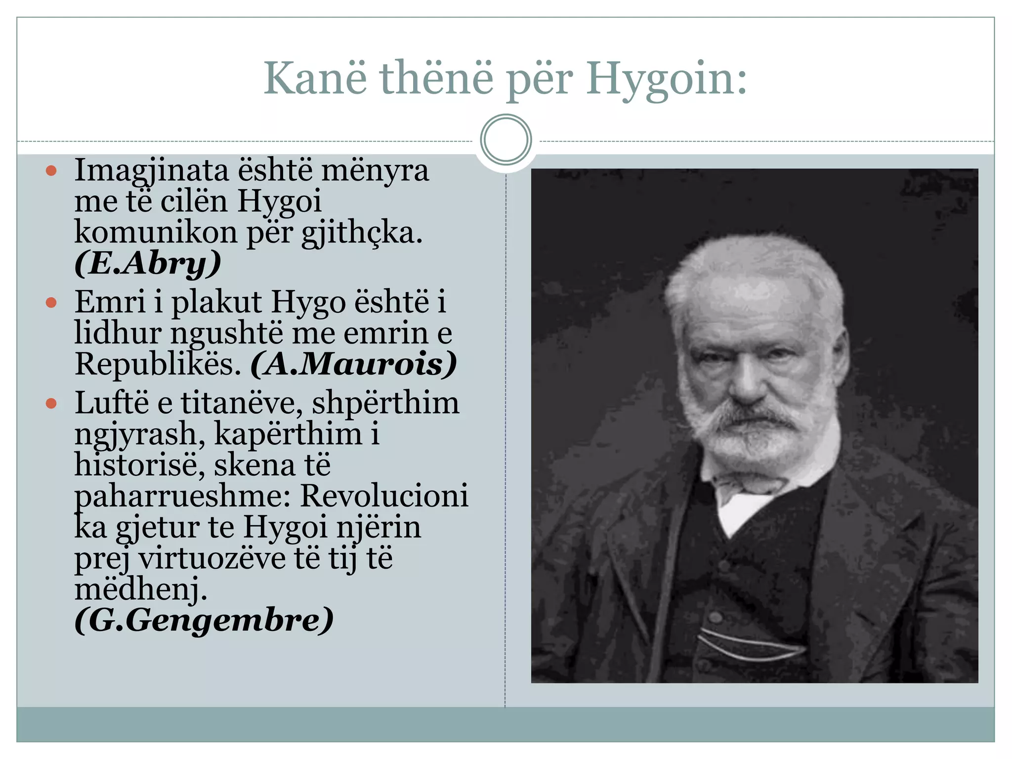 Projekt "Letersi": Katedralja e Parisit - Viktor Hygo | PPTX