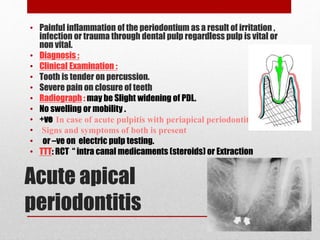 pup and periapical diagnoses | PPT