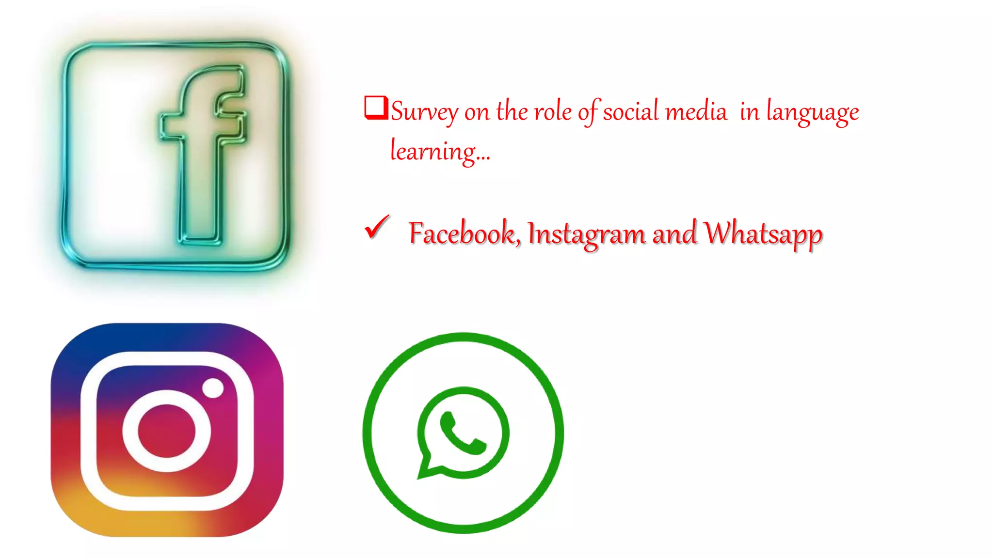 Social Media and Language Learning | PPTX