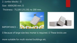 CONSTRUCTION USING AAC BLOCKS | PPTX