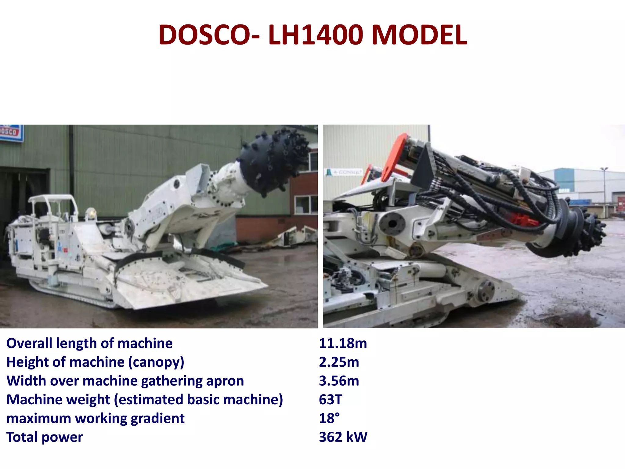 Road Header and Bolter Miner | PPTX