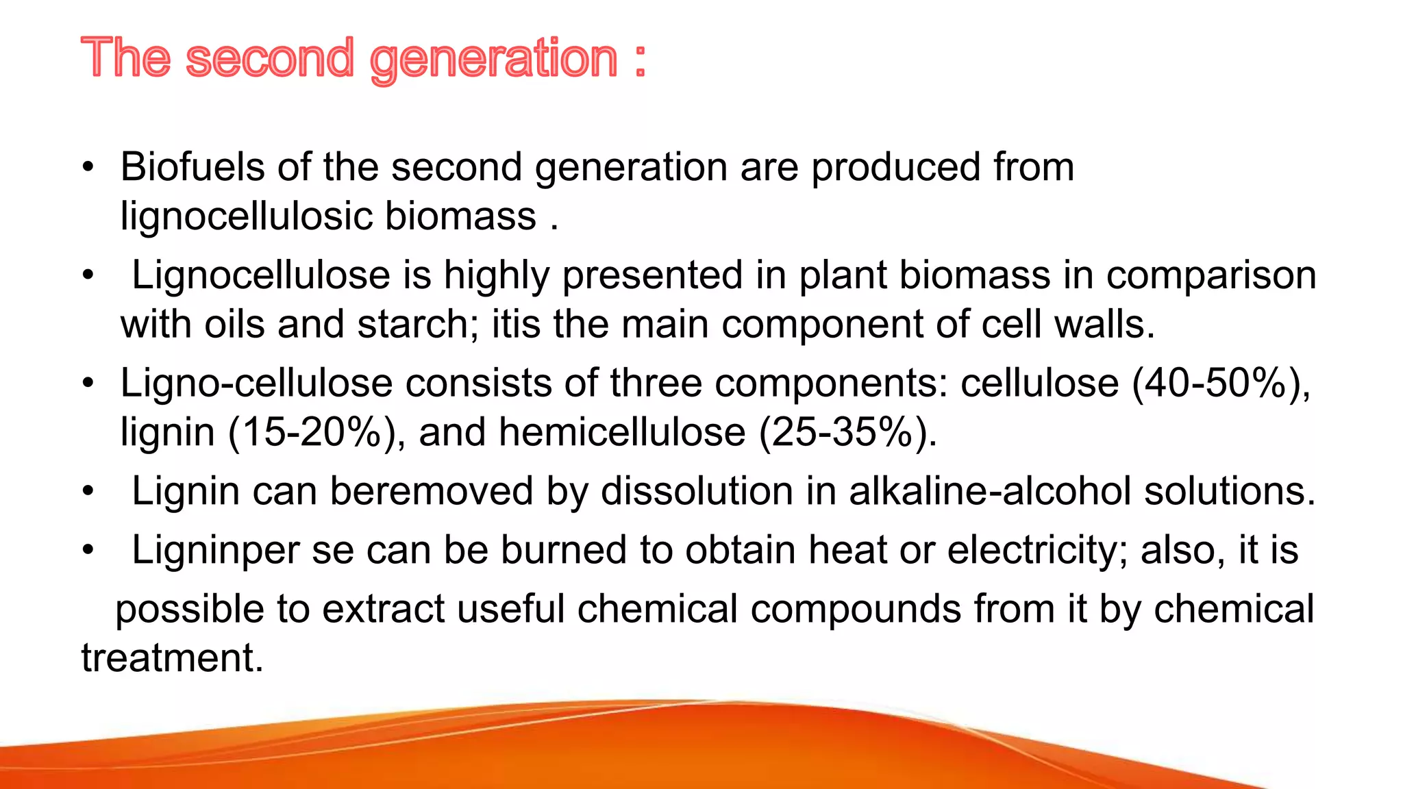 PRODUCTION OF BIOFUELS FROM BIOMASS | PPTX