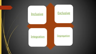 Inclusive education | PPTX