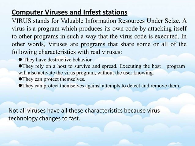 Computer Viruses and Environmental Hazards | PPTX | Antivirus Software ...