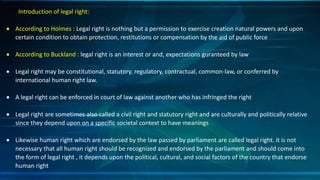 legal right | PPTX