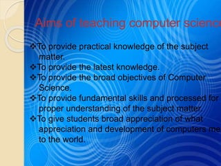 Aims and objectives | PPTX