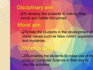 Aims and objectives | PPTX