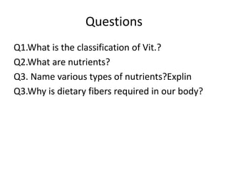 Food Where does it come from... | PPT