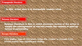 Introduction to Literature! | PPTX