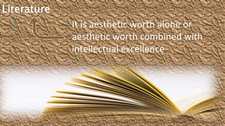 Introduction to Literature! | PPTX