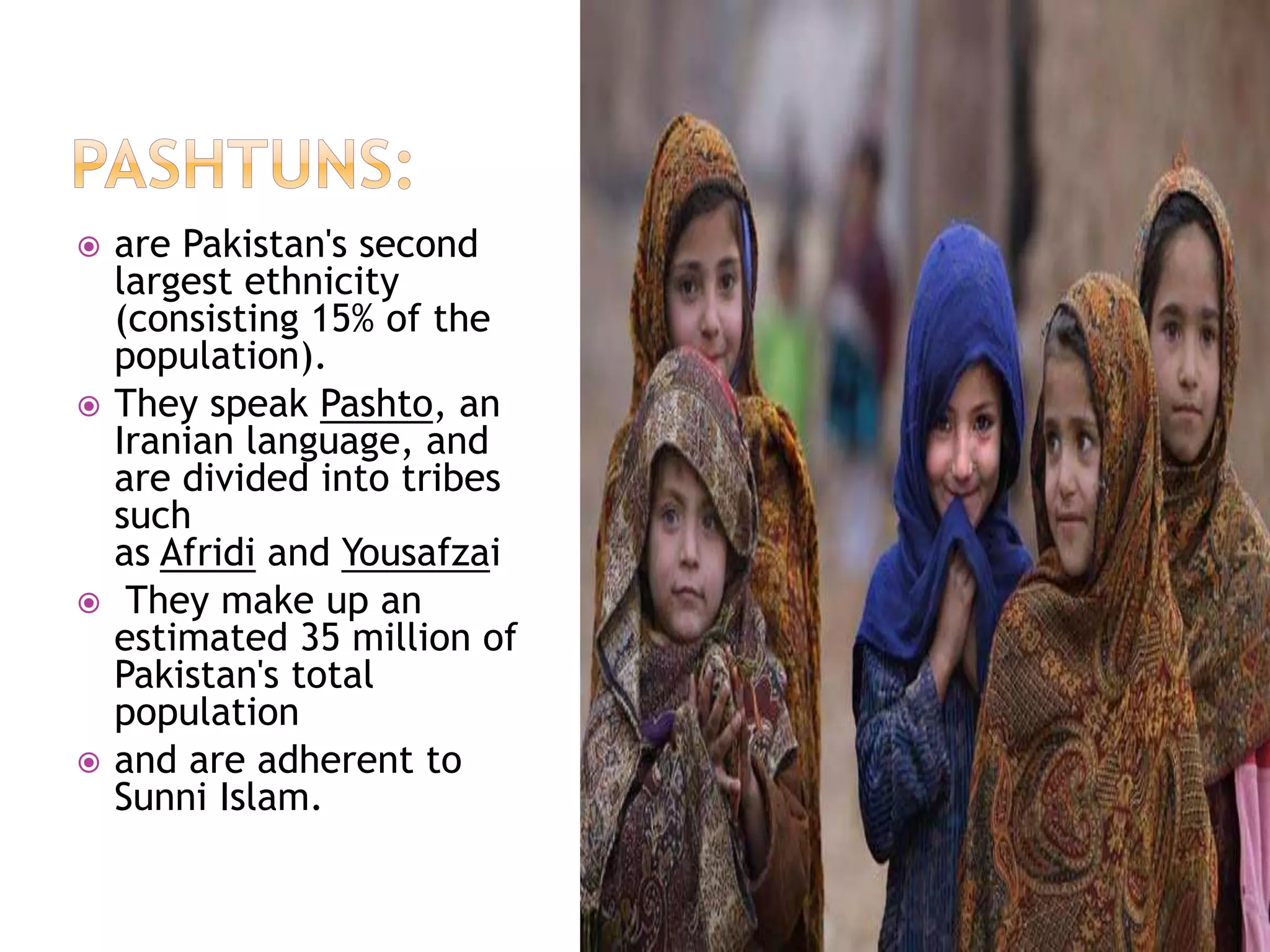 Ethnic groups Of Pakistan | PPTX