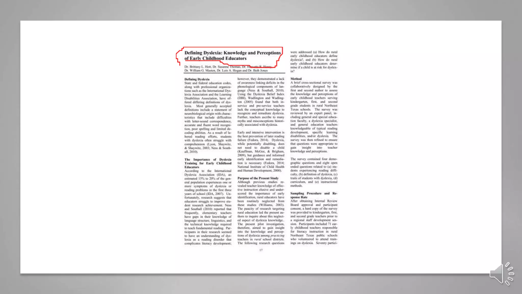 How to find the missing volume number, name of research journal, and ...