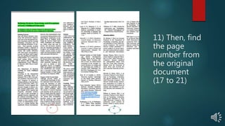 How to find the missing volume number, name of research journal, and ...