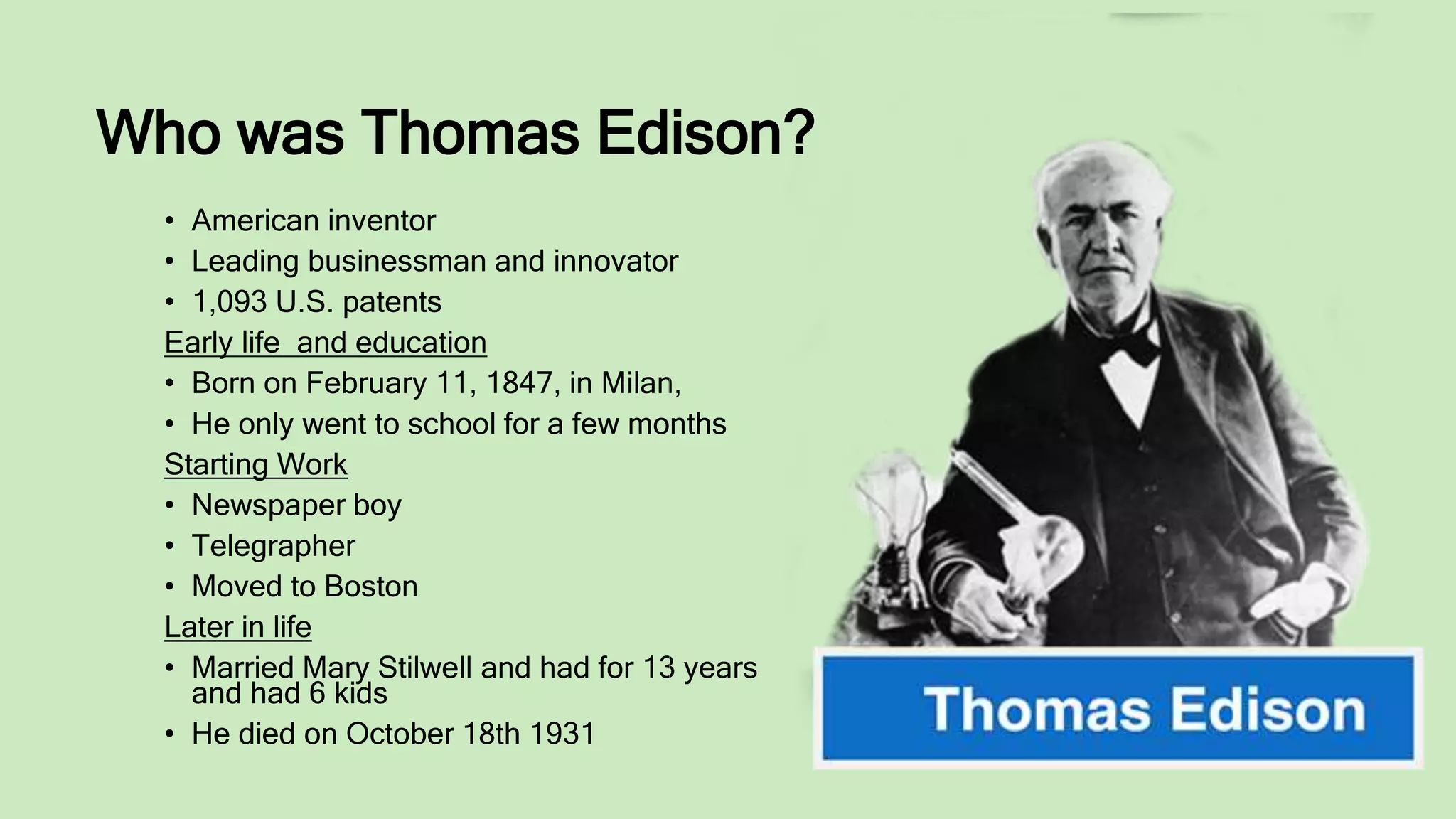 Nikolas tela vs Thomas edison | PPTX