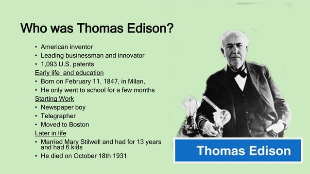 Nikolas tela vs Thomas edison | PPTX | Radio Control | Hobbies & Interests