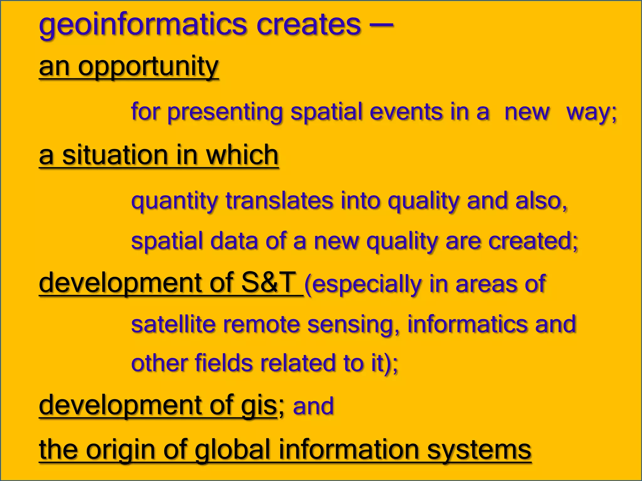 Role of Remote Sensing(RS) and Geographical Information System (GIS) in ...