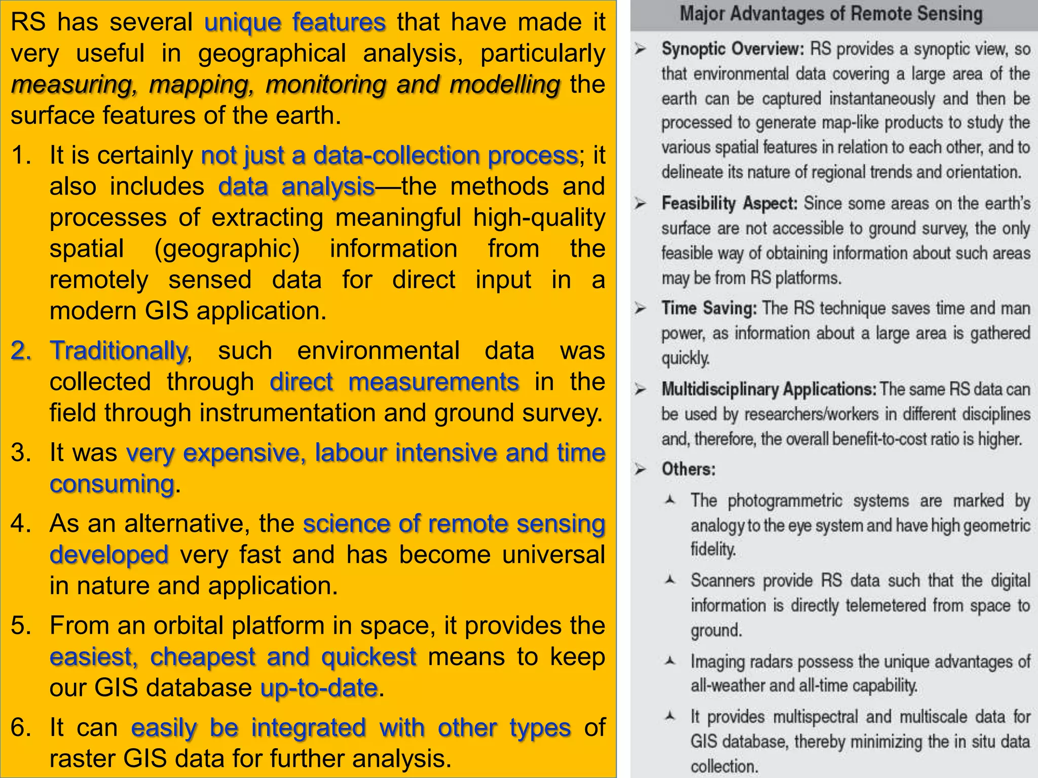 Role of Remote Sensing(RS) and Geographical Information System (GIS) in ...