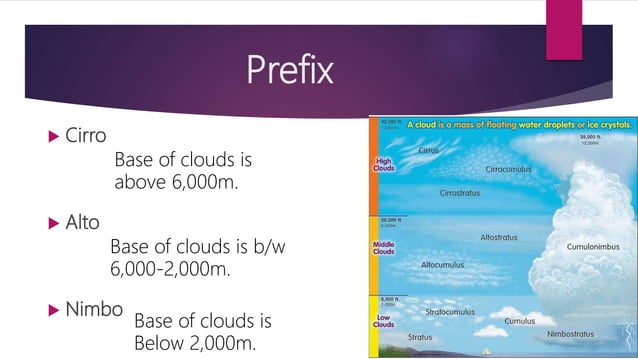 Cloud classification | PPTX