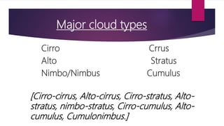 Cloud classification | PPTX