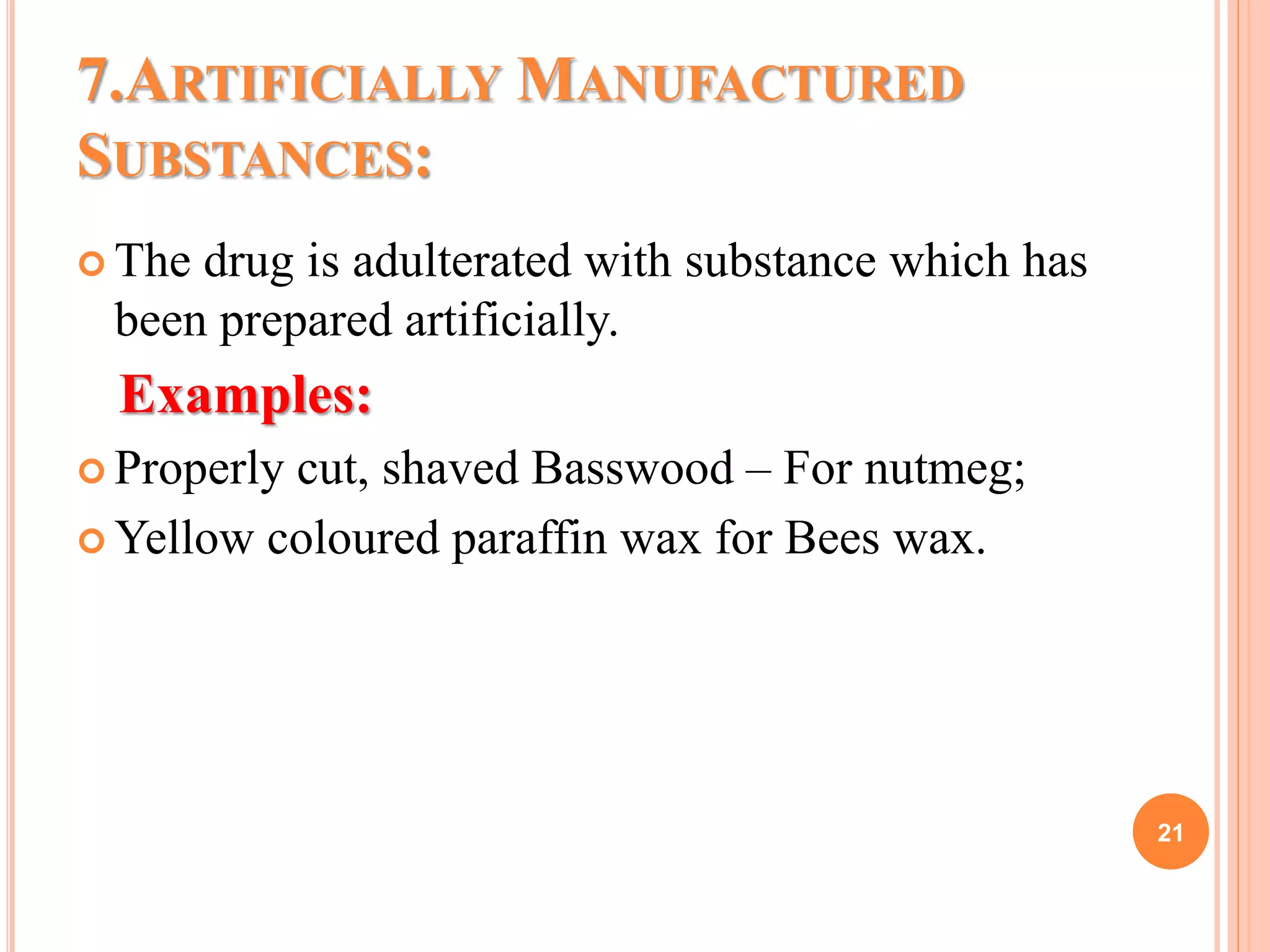 Adulteration of herbal drugs | PPTX