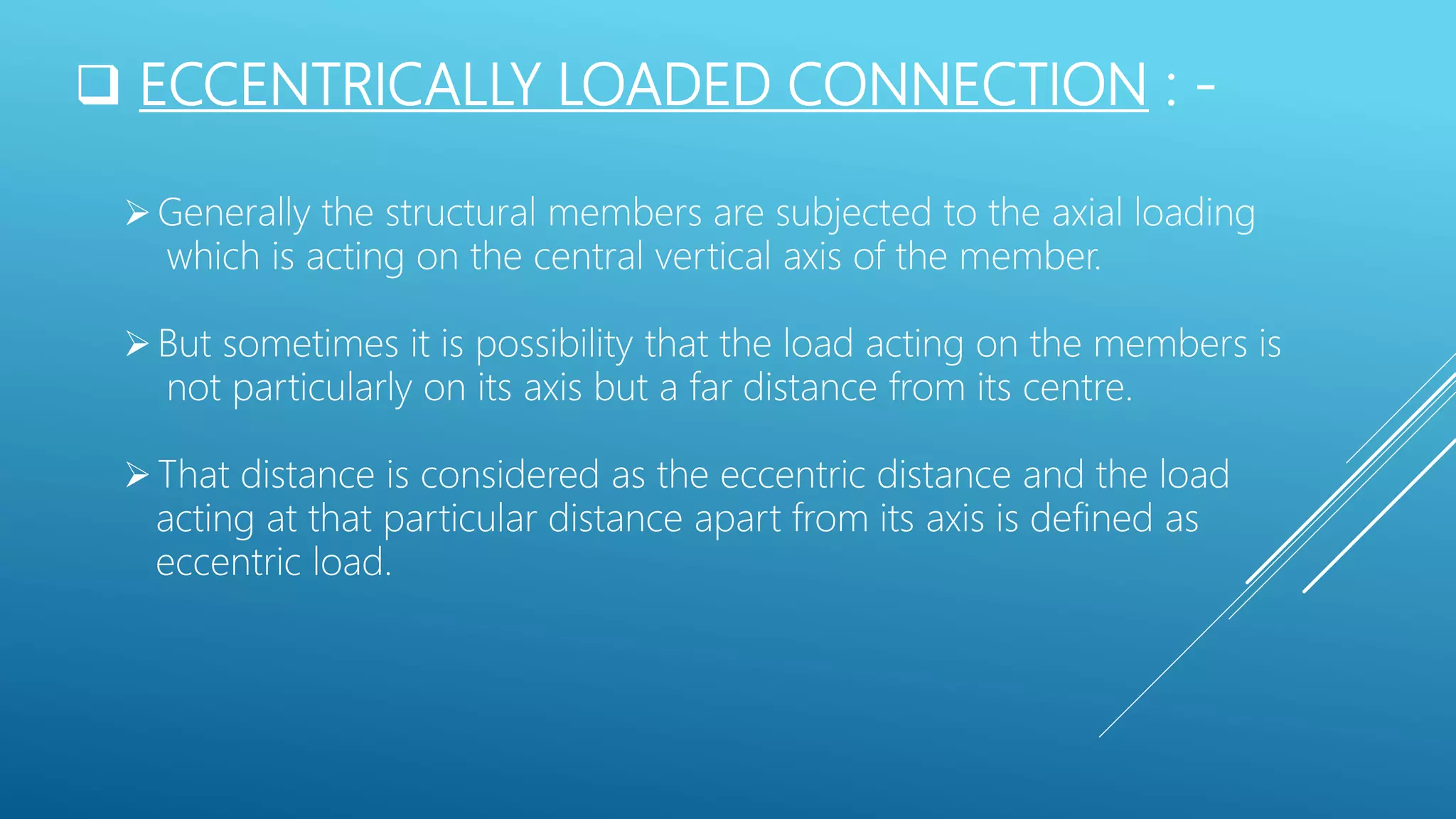 ECCENTRIC LOAD IN PLANE OF WELDS | PPTX