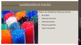 Classification of Plastics | PPTX