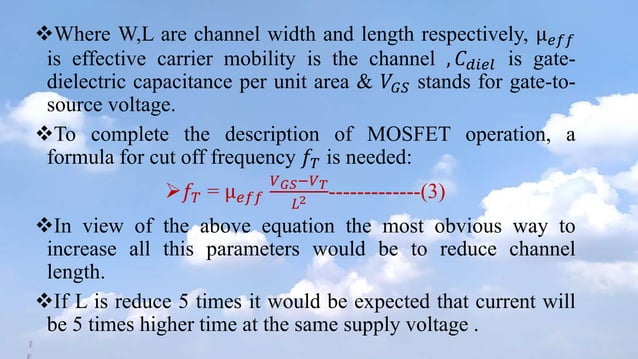 MOSFET EVOLUTION | PPT