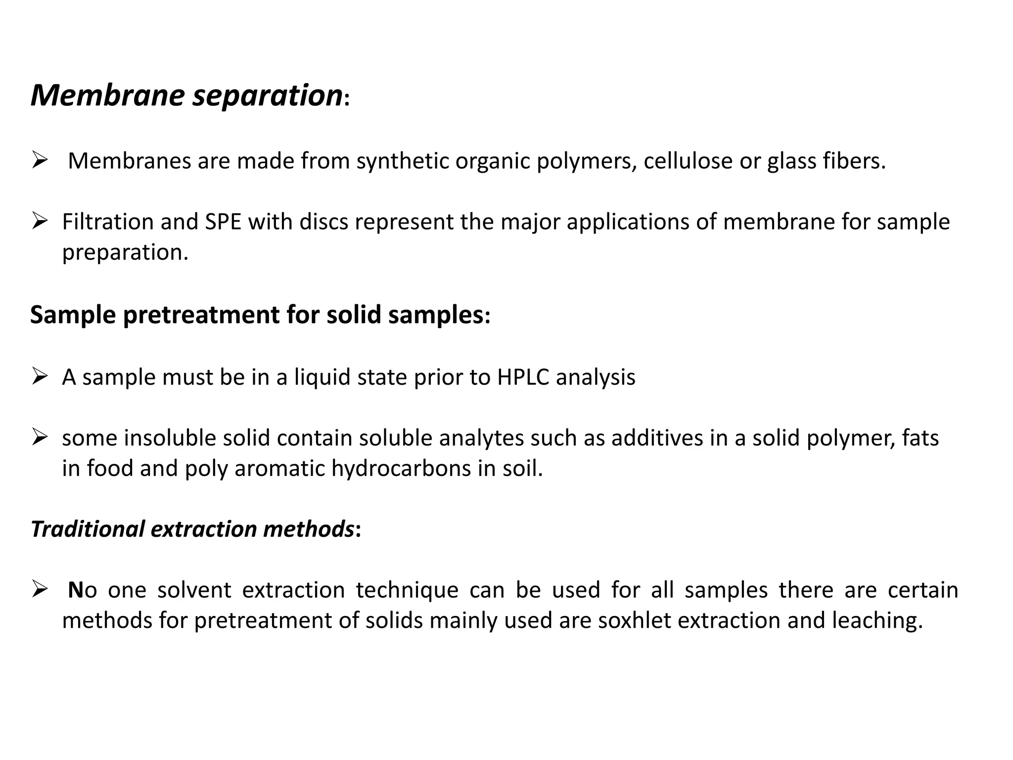 sample preparation in hplc | PPTX