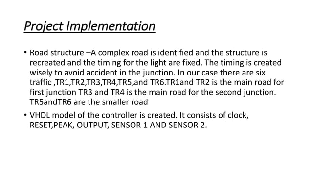 Traffic light control | PPTX