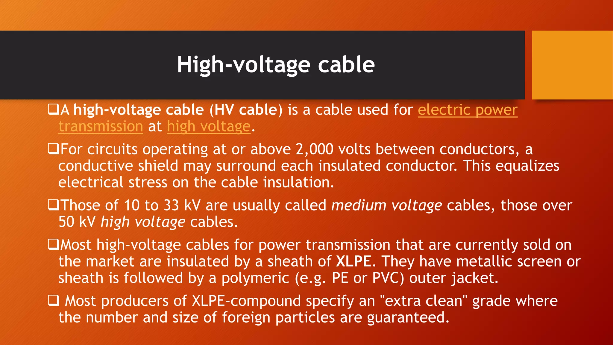 HIGH VOLTAGE PANEL SWITCHGEAR PRESENTATION | PDF