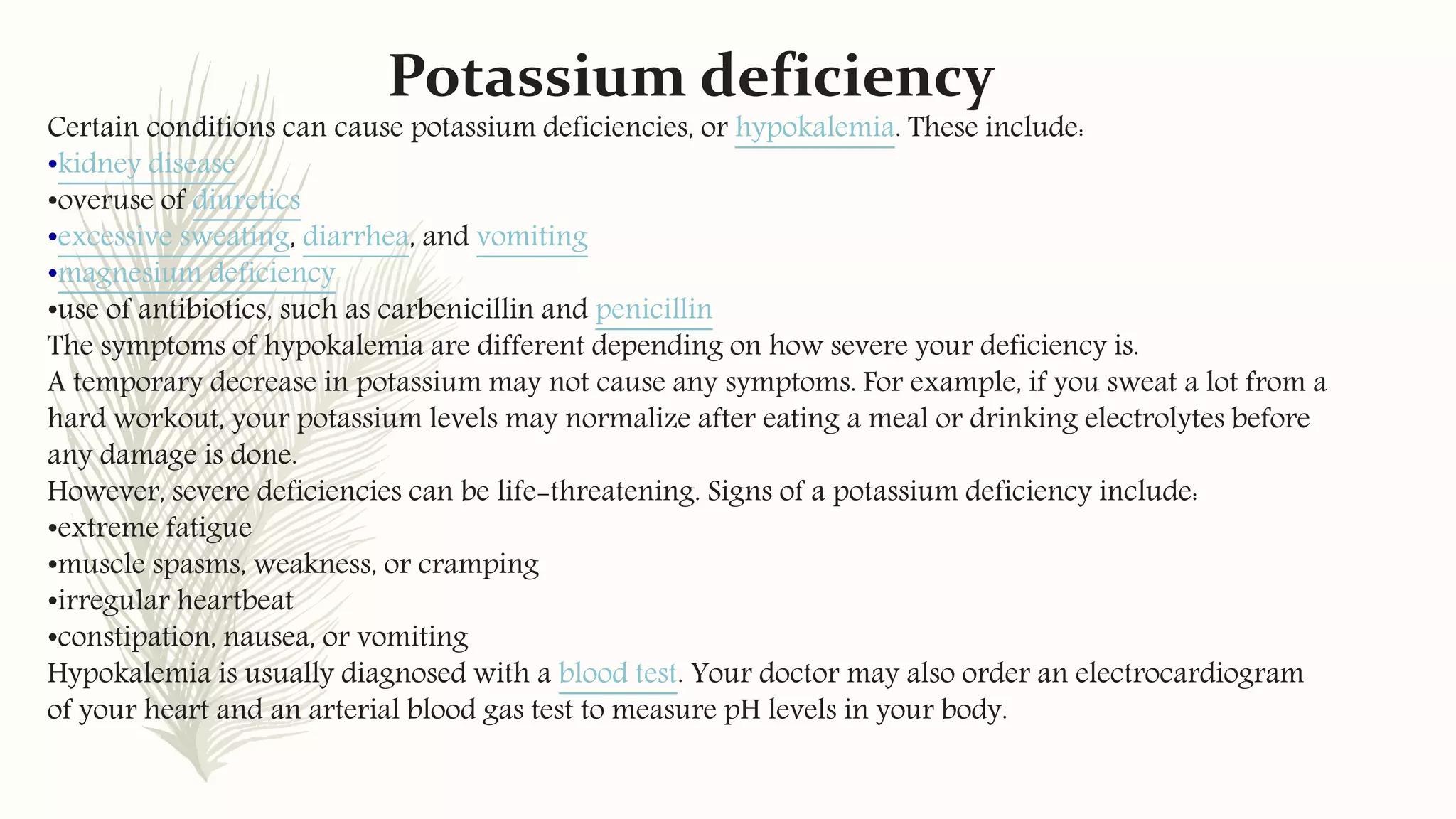 Potassium - A mineral | PPTX