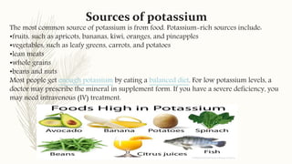 Potassium - A mineral | PPTX