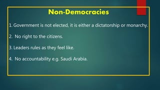 What is democracy? Why democracy? class IX | PPTX