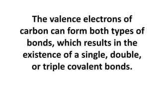 Carbon Bonds | PPTX