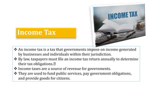 Introduction to Tax | PPTX