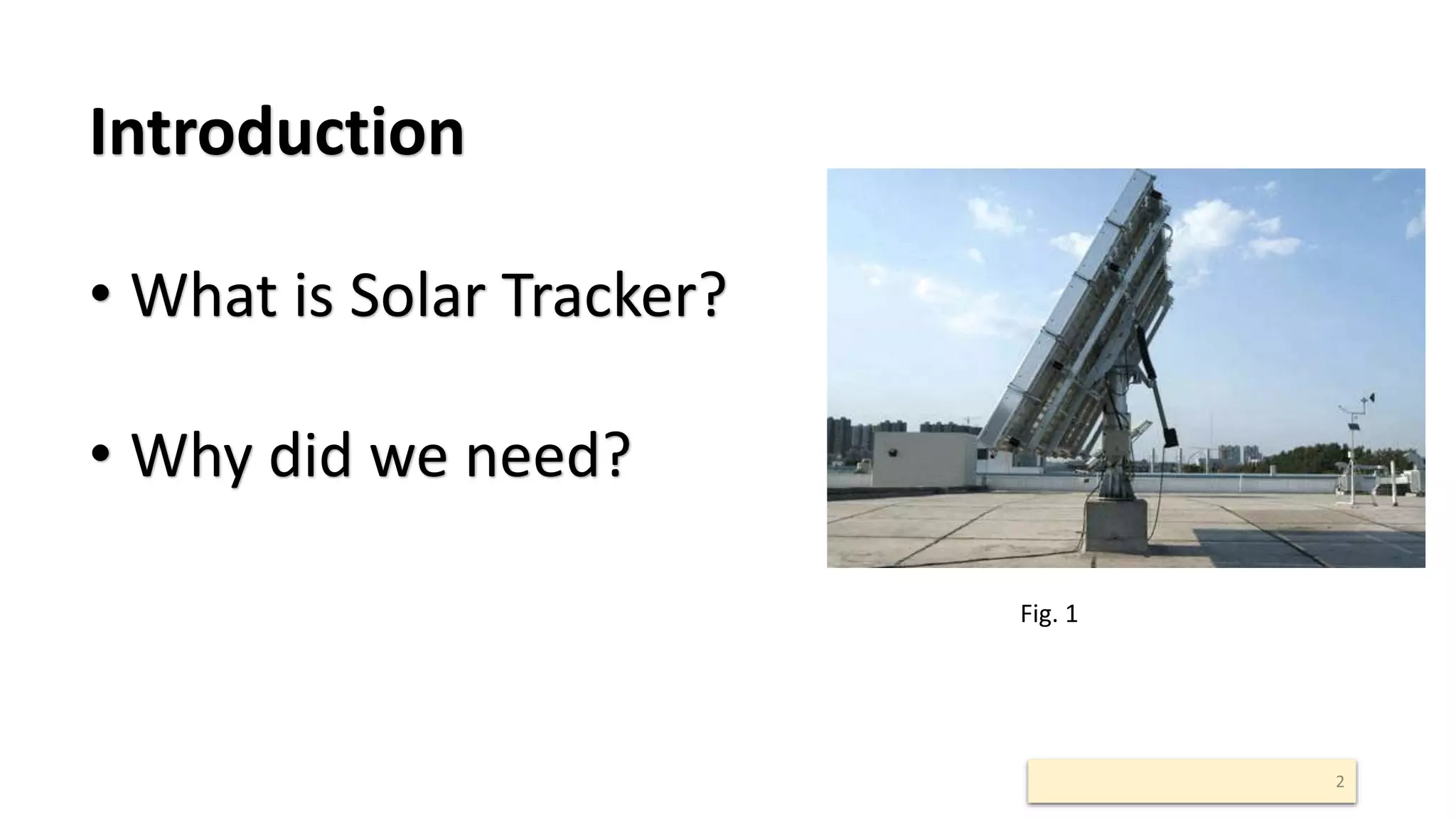 Solar Tracking | PPT
