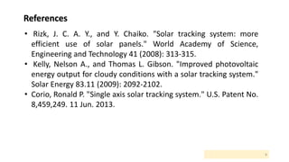 Solar Tracking | PPTX