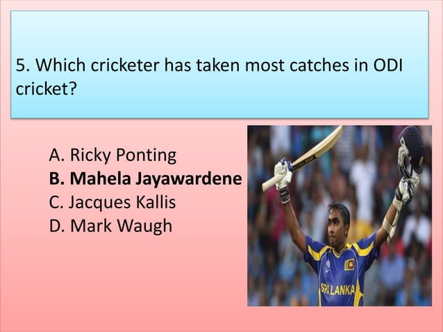 cricket quiz | PPT