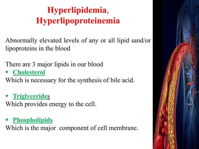 Drugs used in Hyperlipidemia | PPTX | Endocrine and Metabolic Diseases | Diseases and Conditions
